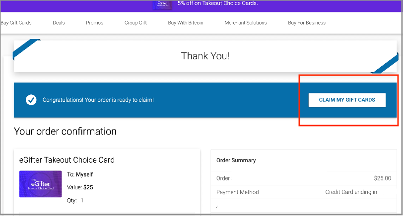 Specialty Choice Cards – eGifter Support